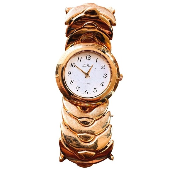 Le Baron | Accessories | Vintage Le Baron Quartz Watch Gold Tone Links ...